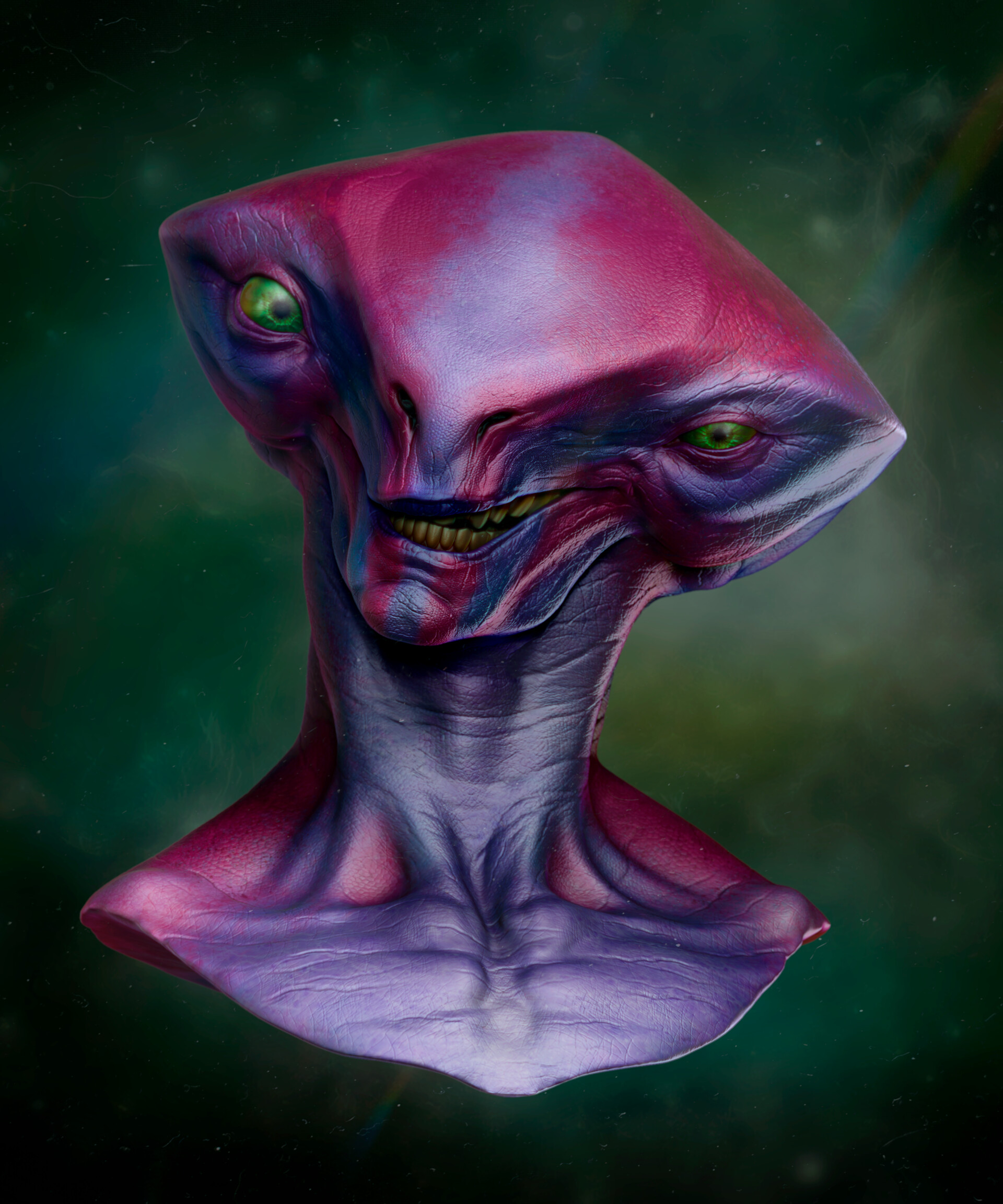 ArtStation - WIP stylized alien