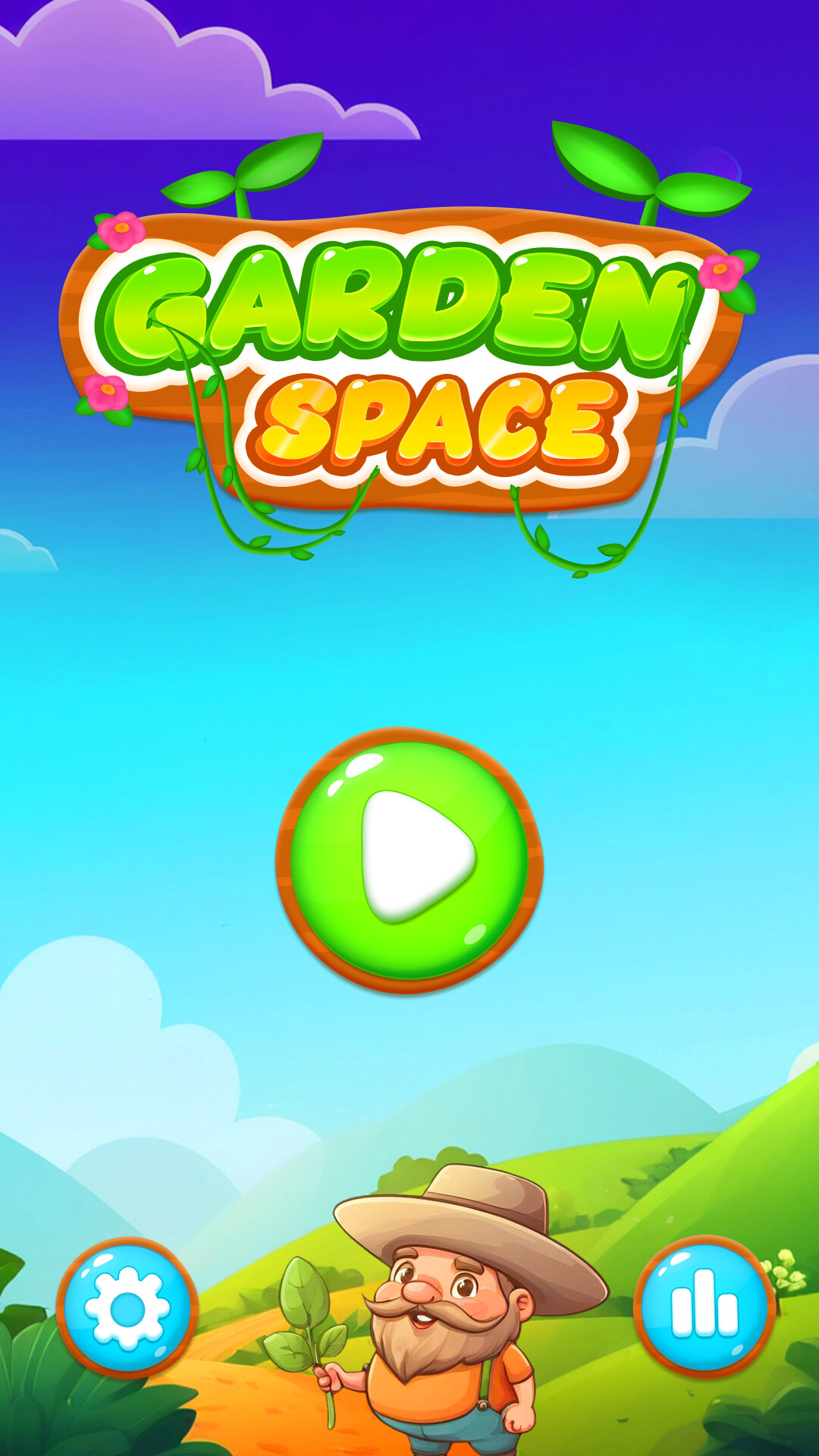 ArtStation - GARDEN SPACE. Match-3 game UI/UX design