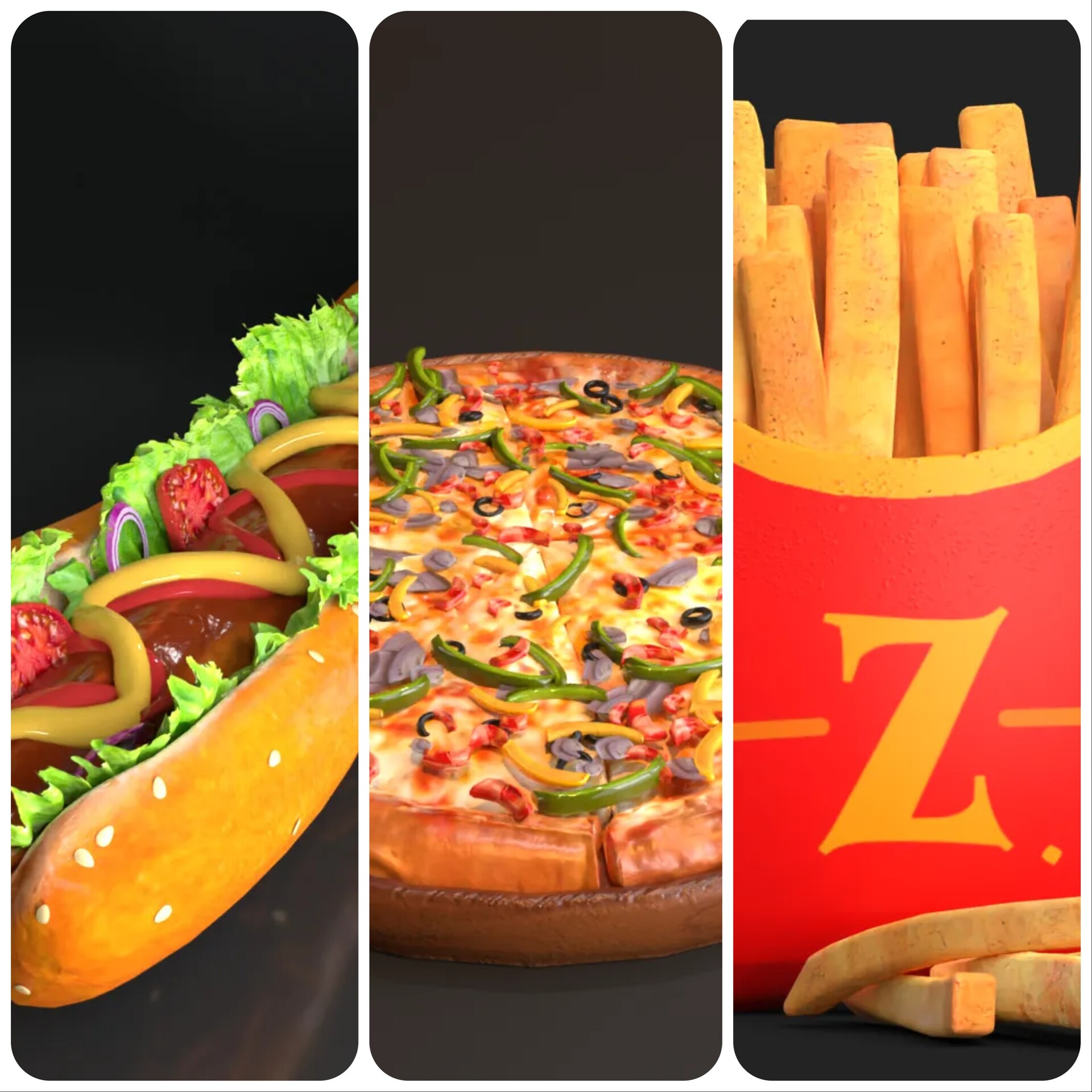 ArtStation - 3D Food Renders