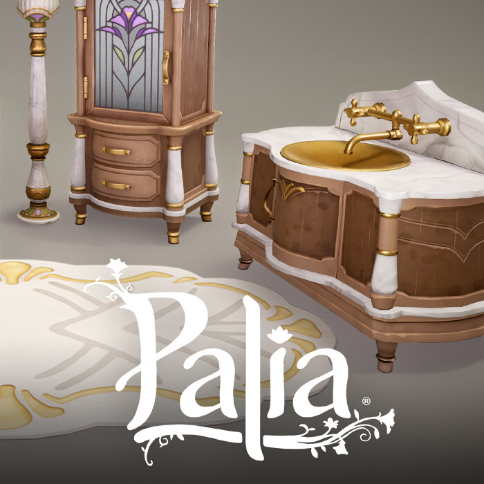 ArtStation - Furniture - Bellflower Set