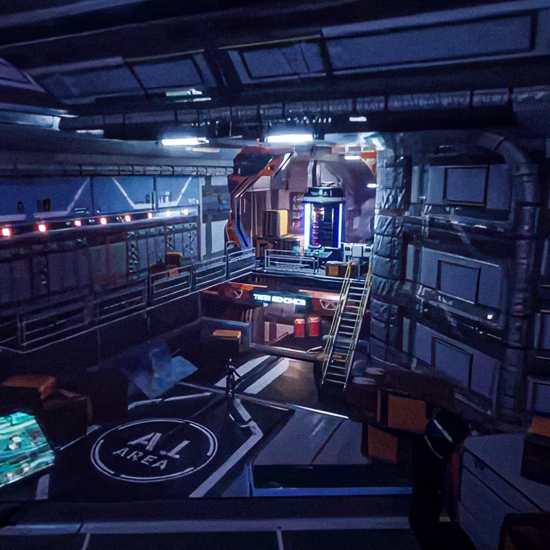 ArtStation - The Lower Decks : Game Ready Environment