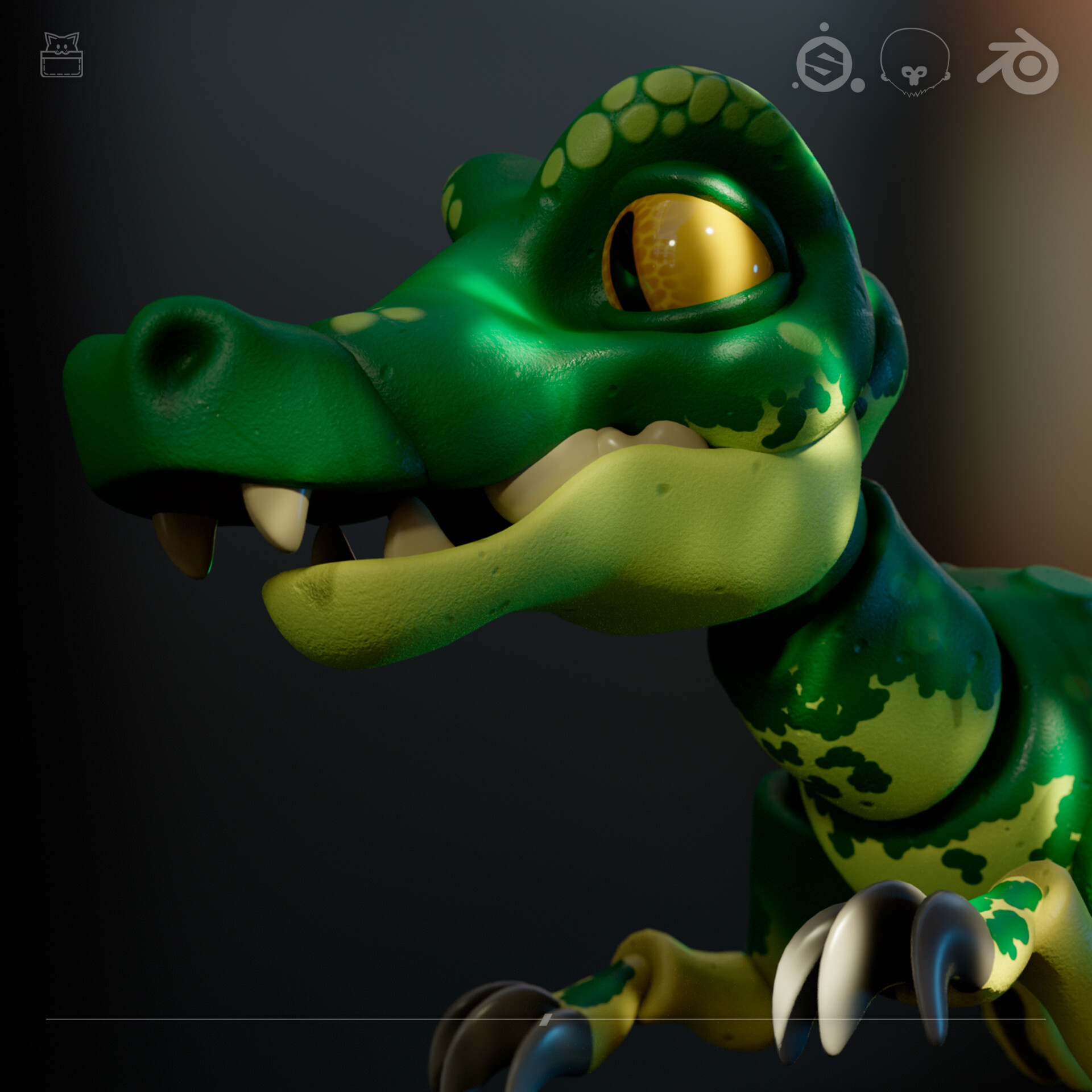 ArtStation - Raptor toy