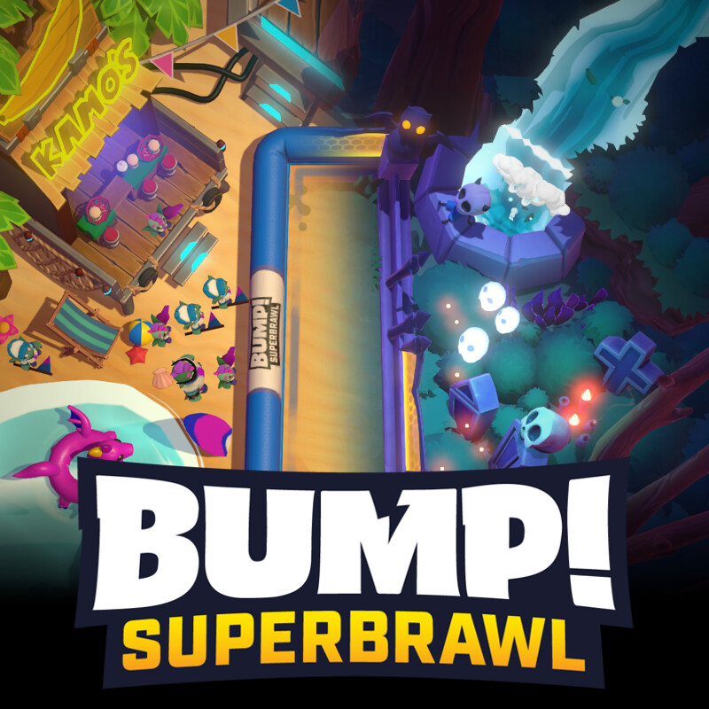 ArtStation - BUMP! Superbrawl - Environment VFX
