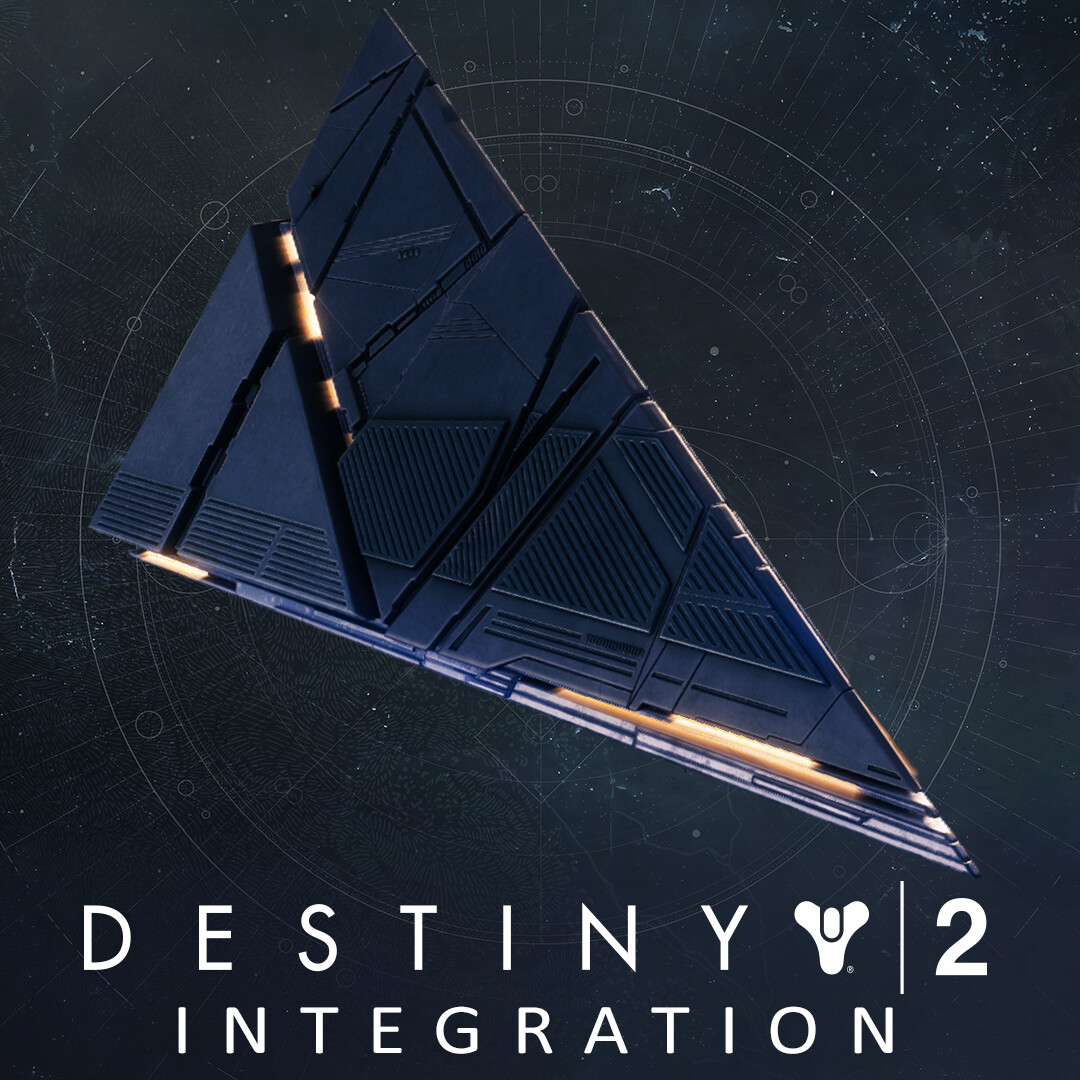 ArtStation - Destiny 2 Pyramidic Vessel Ship