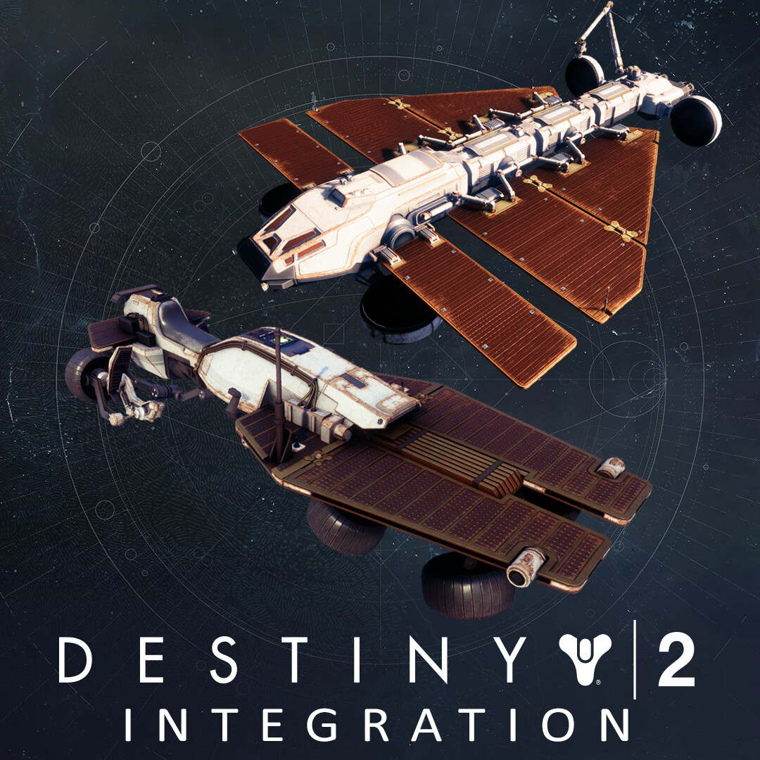 ArtStation - Destiny 2 Mars Rover Sparrow & Ship