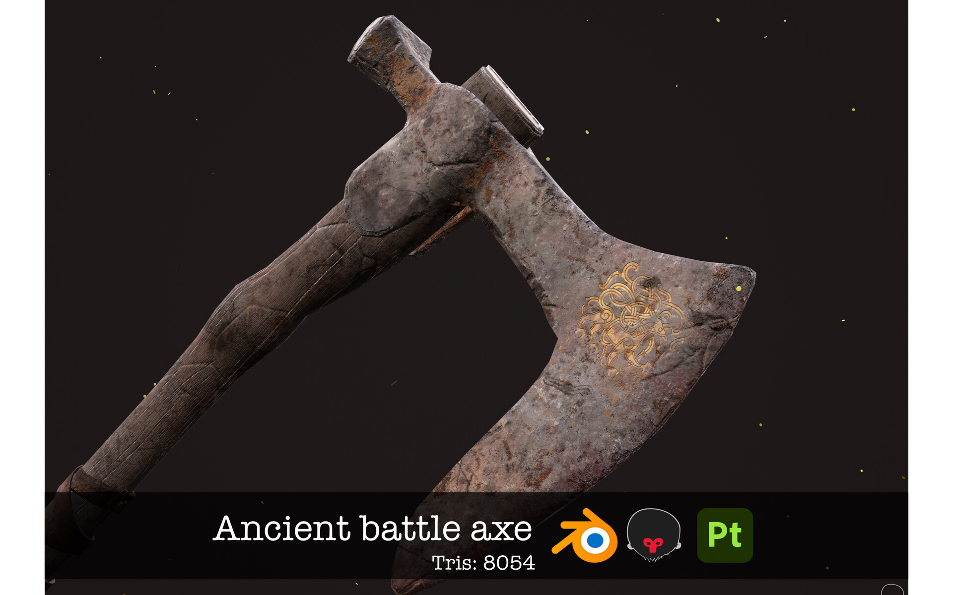ArtStation - Ancient Battle Axe