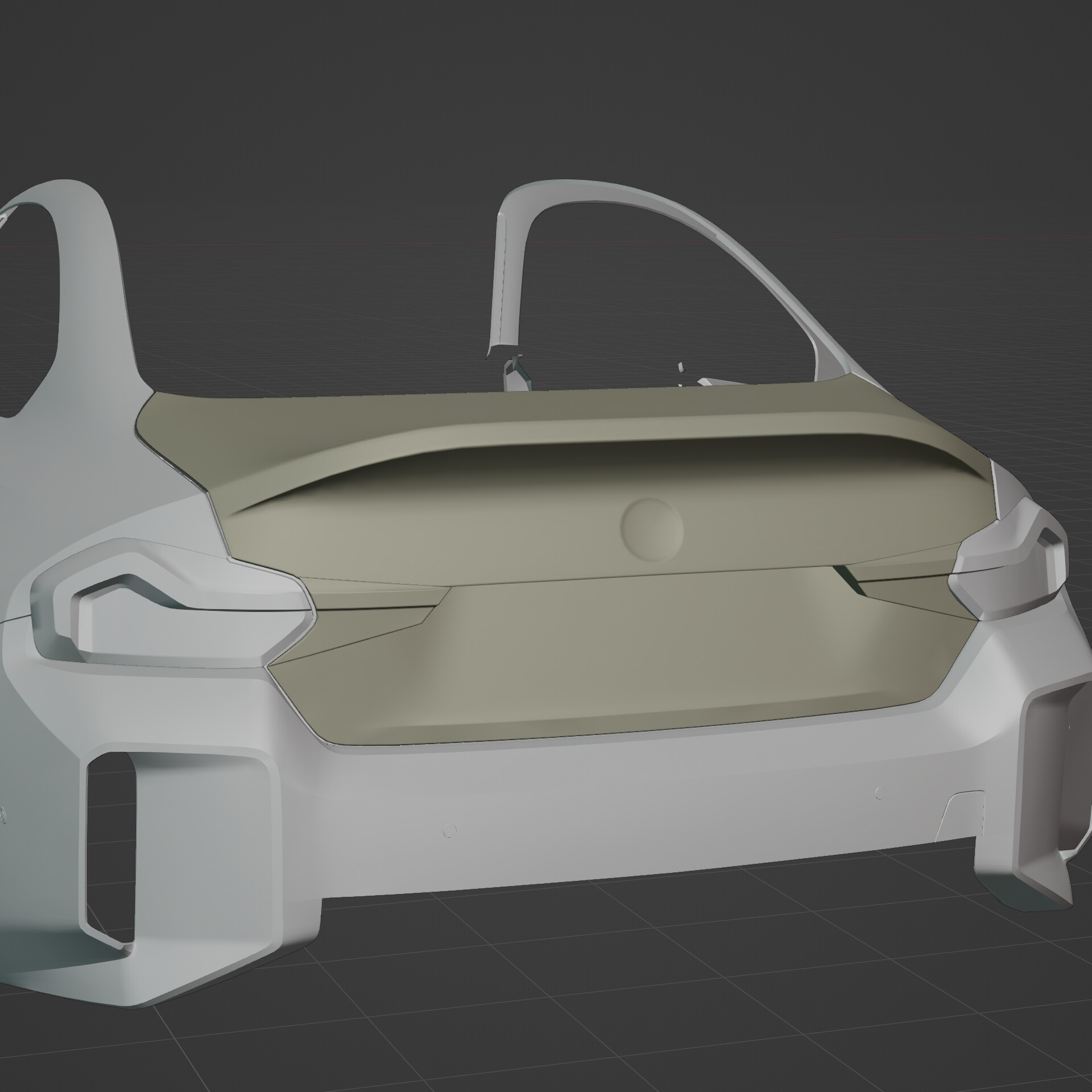 ArtStation - ADRO Taillight Extension + CSL Style Trunk for BMW G87 M2