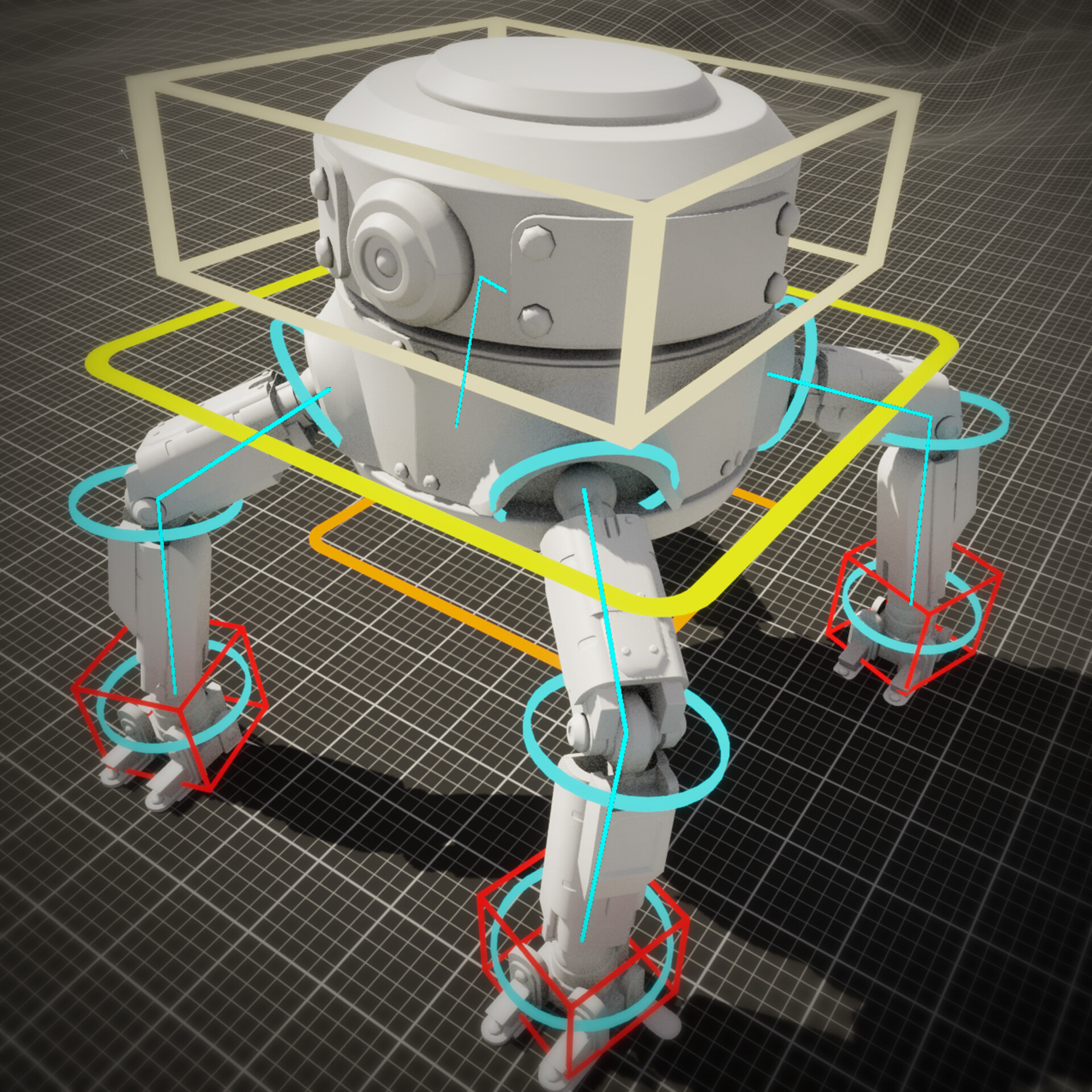 ArtStation - Procedural Walking Character