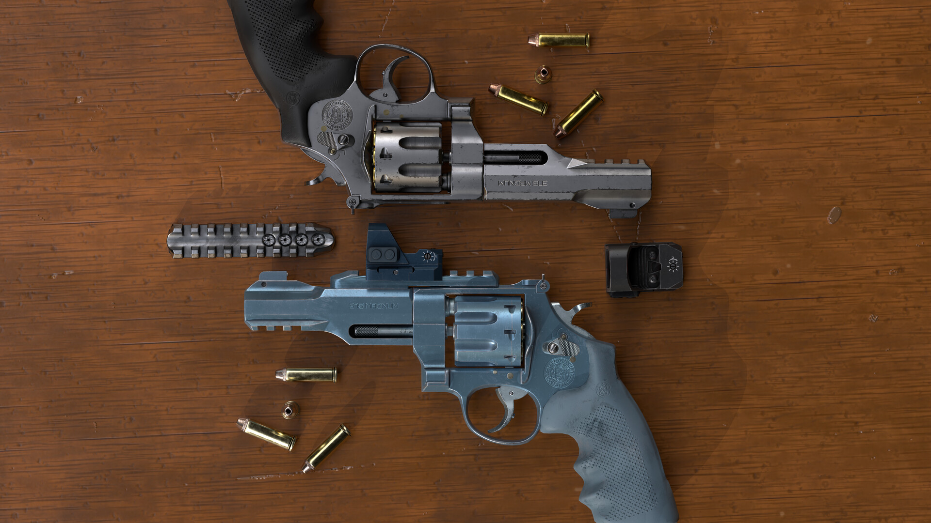 ArtStation - S & W R8 (Smith And Wesson Revolver R8)