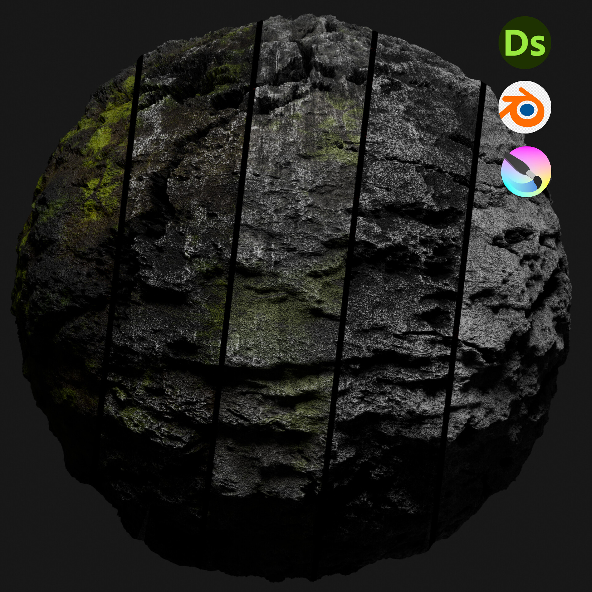 ArtStation - Ground and rock texture