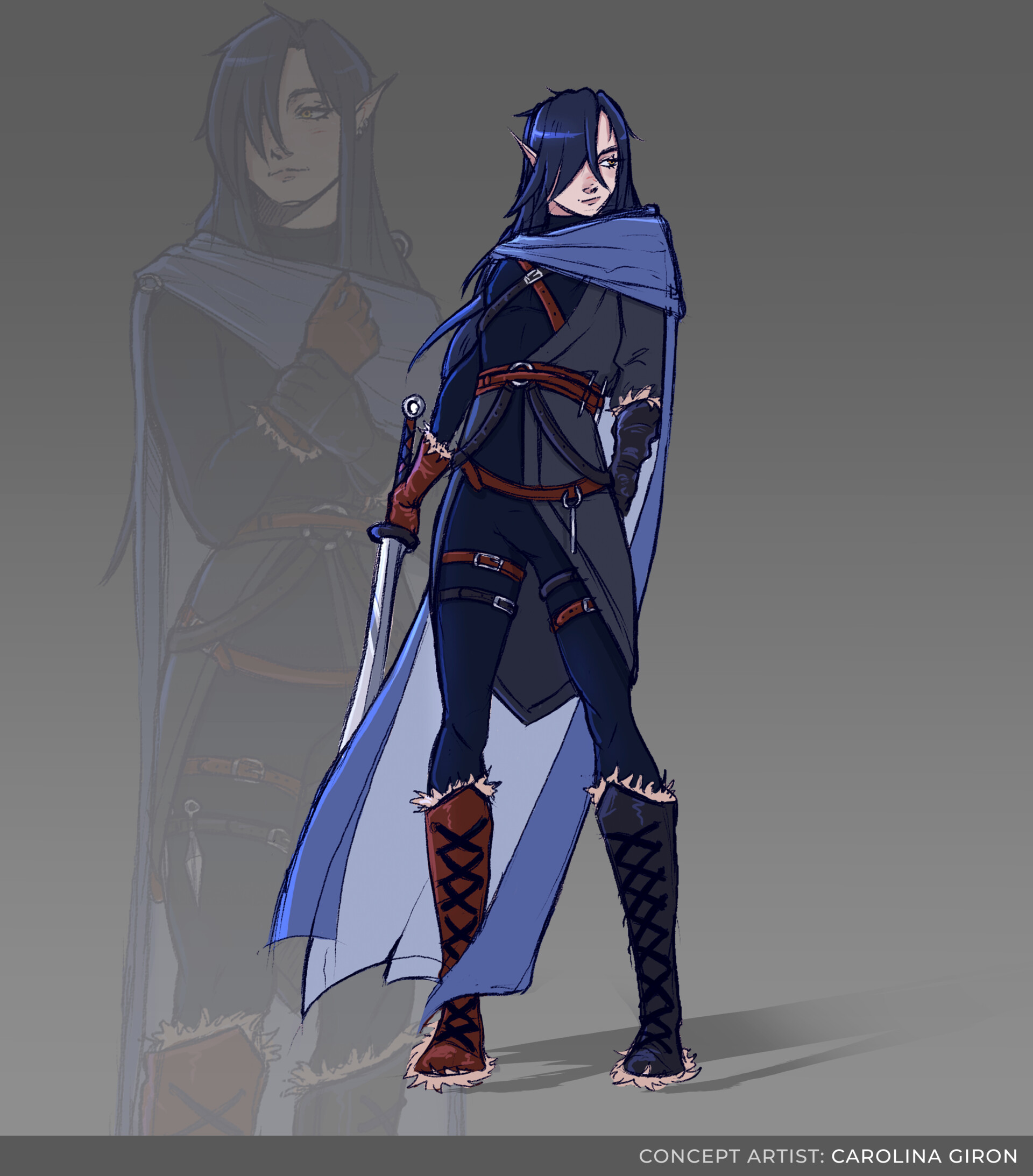 ArtStation - Shifter Rogue - Character Design