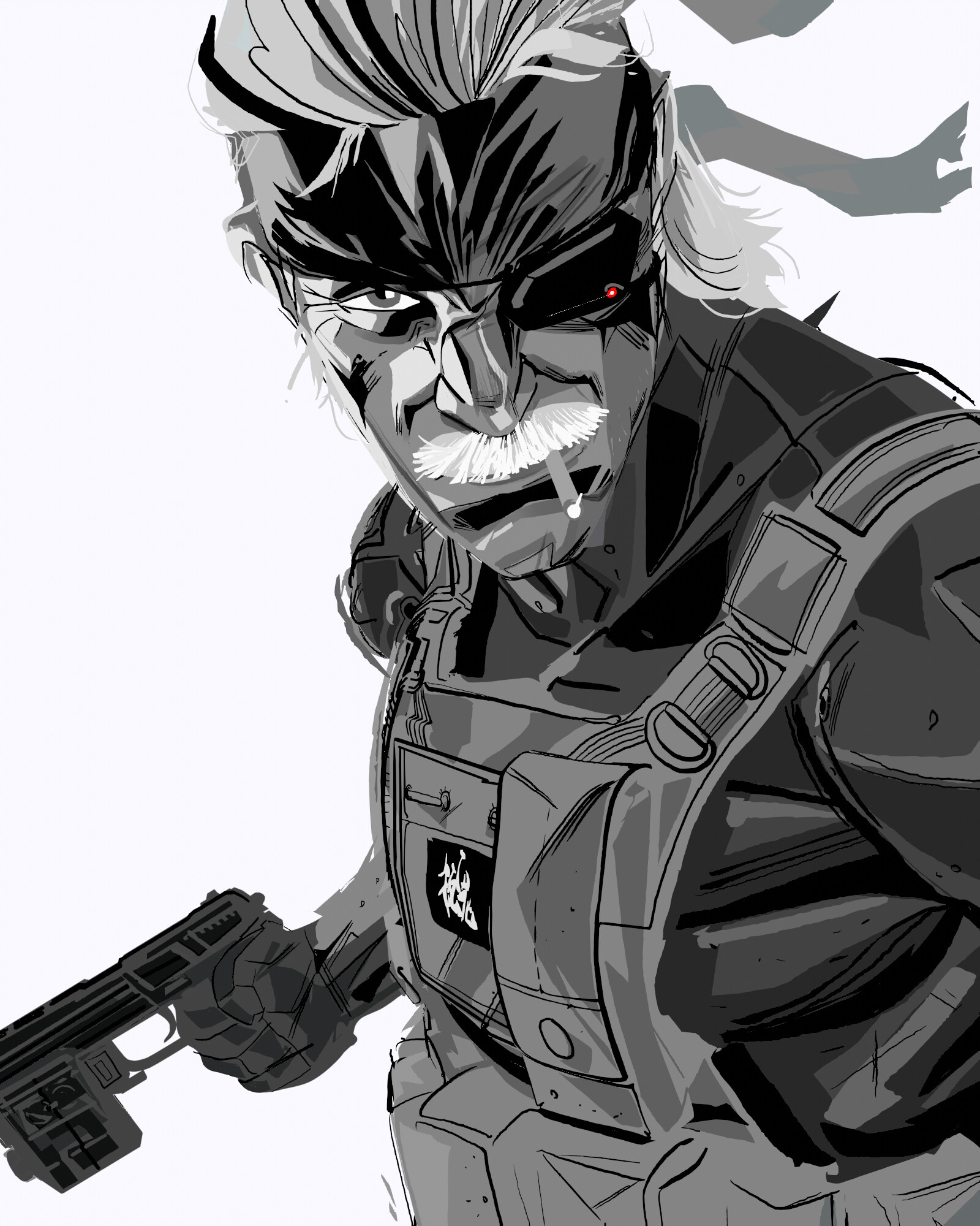 ArtStation - Old Snake MGS Fanart