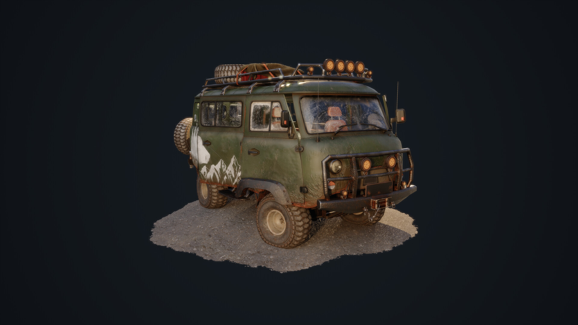 ArtStation - UAZ "Loaf"