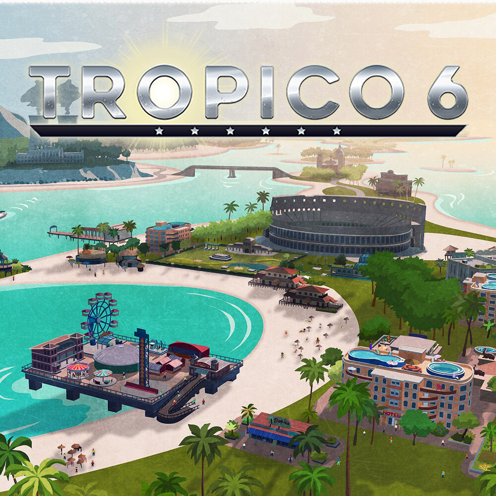ArtStation - Tropico 6 - Loading Screens