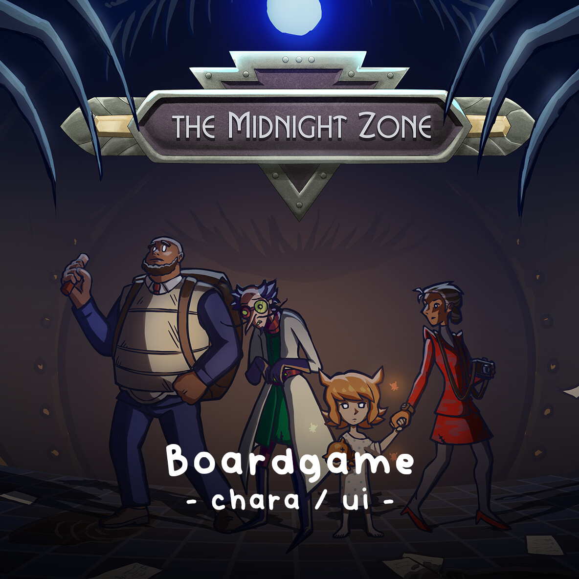 ArtStation - The Midnight Zone - School Boardgame
