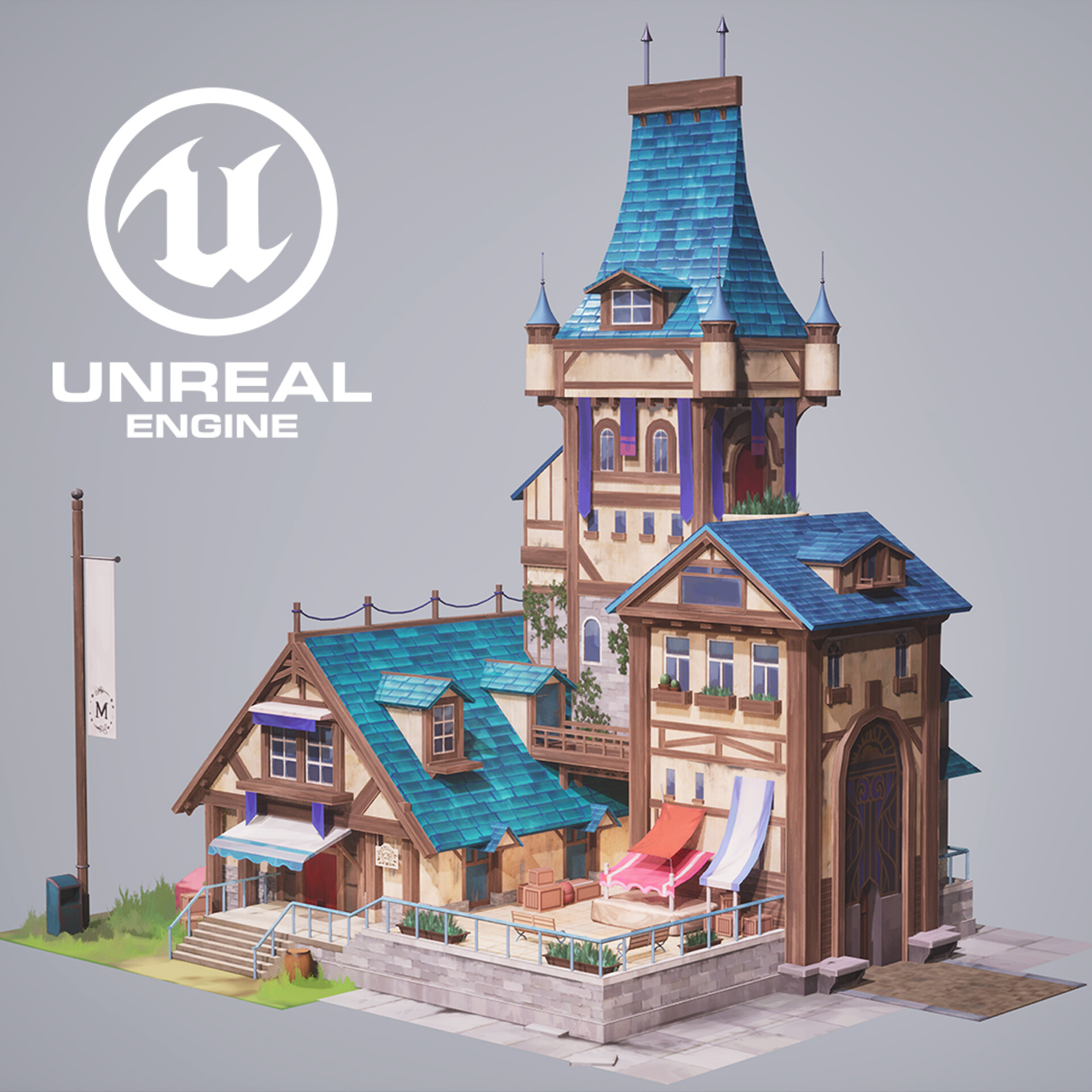 ArtStation - Blue Point House