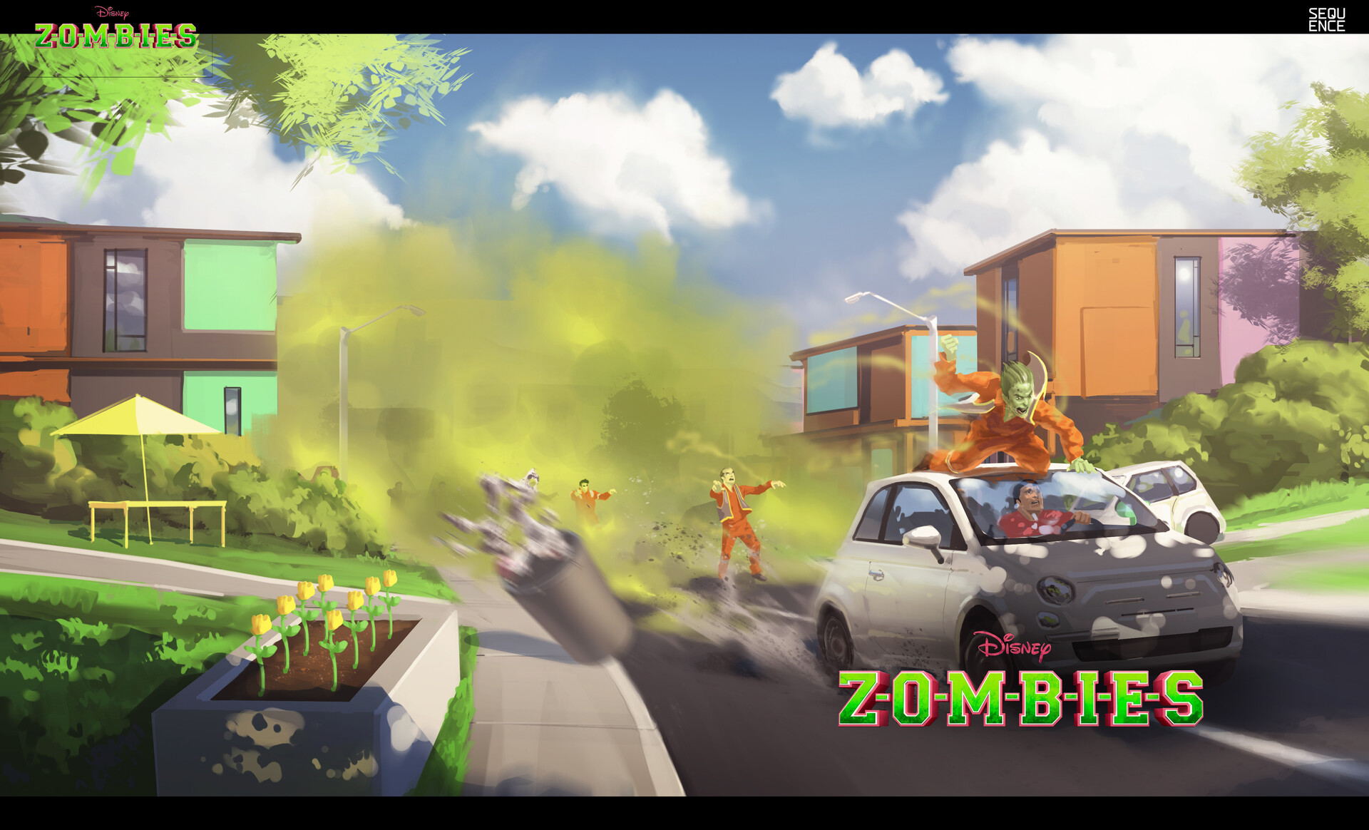 ArtStation - Disney ZOMBIES.