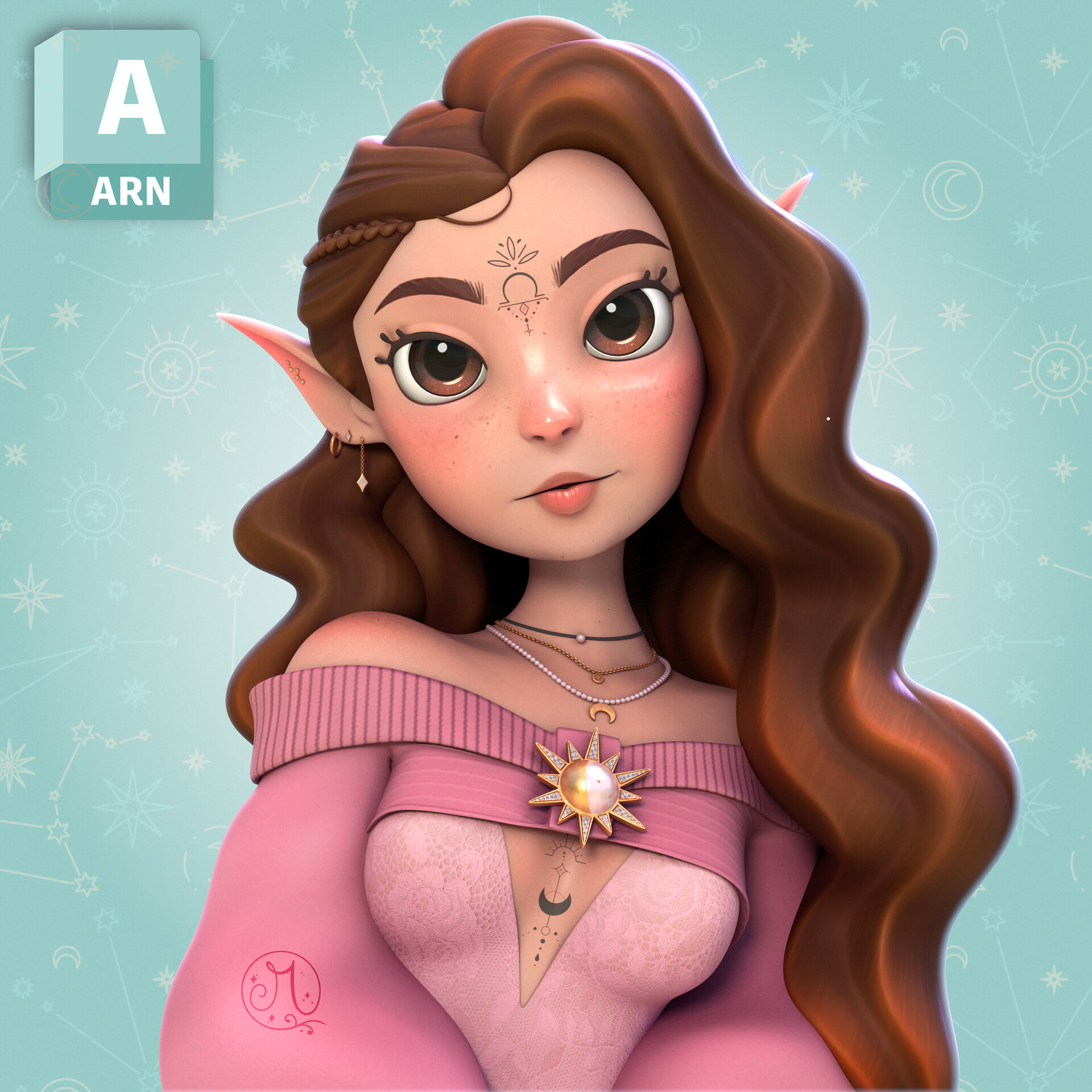 ArtStation - Elven Character - Sculting / Texturing