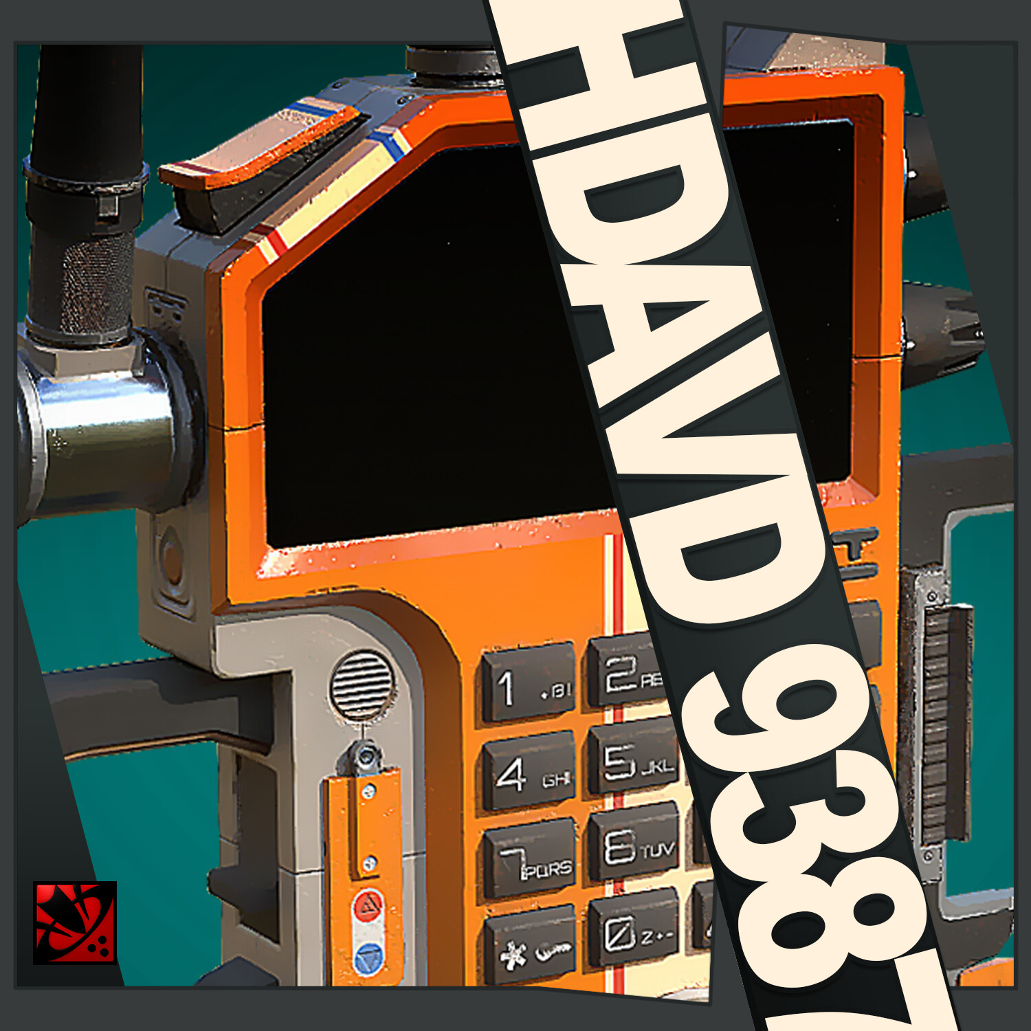 ArtStation - Radio Device - HDAVD 9387
