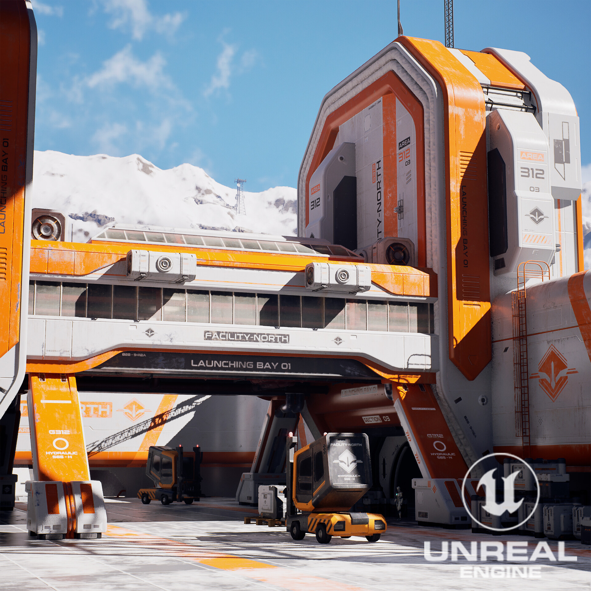 ArtStation - Sci-Fi Facility Environments