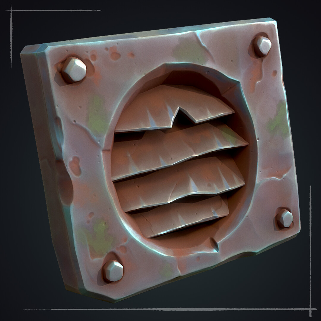 ArtStation - Metal props (Wayfinder fan art)