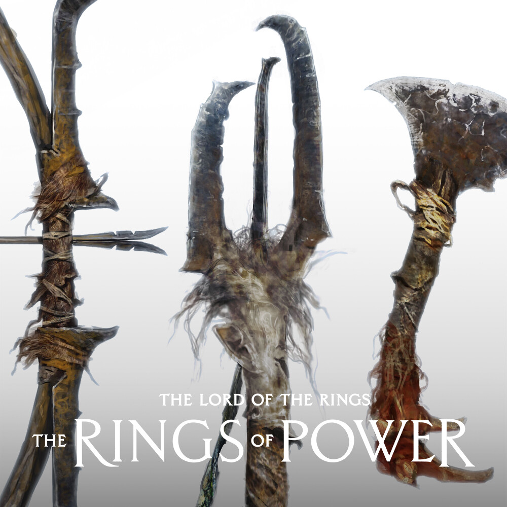 ArtStation - Lord of the Rings: Rings of Power - Orc Weapons