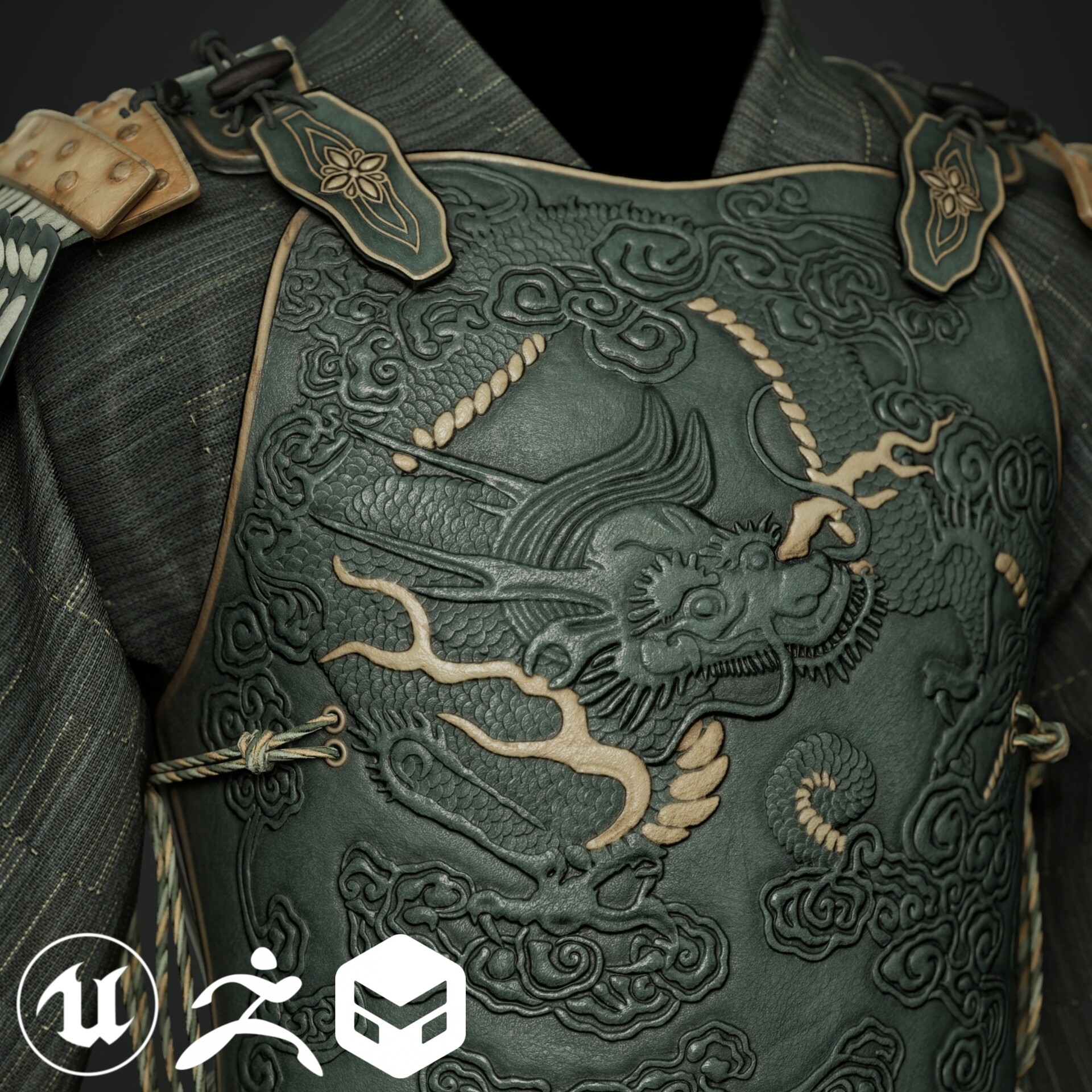 ArtStation - Japanese Edo-period armor | Shogun