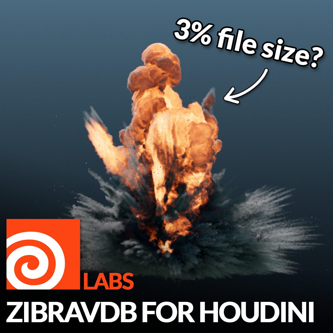 SideFX Labs - Labs ZibraVDB for Houdini Plugin