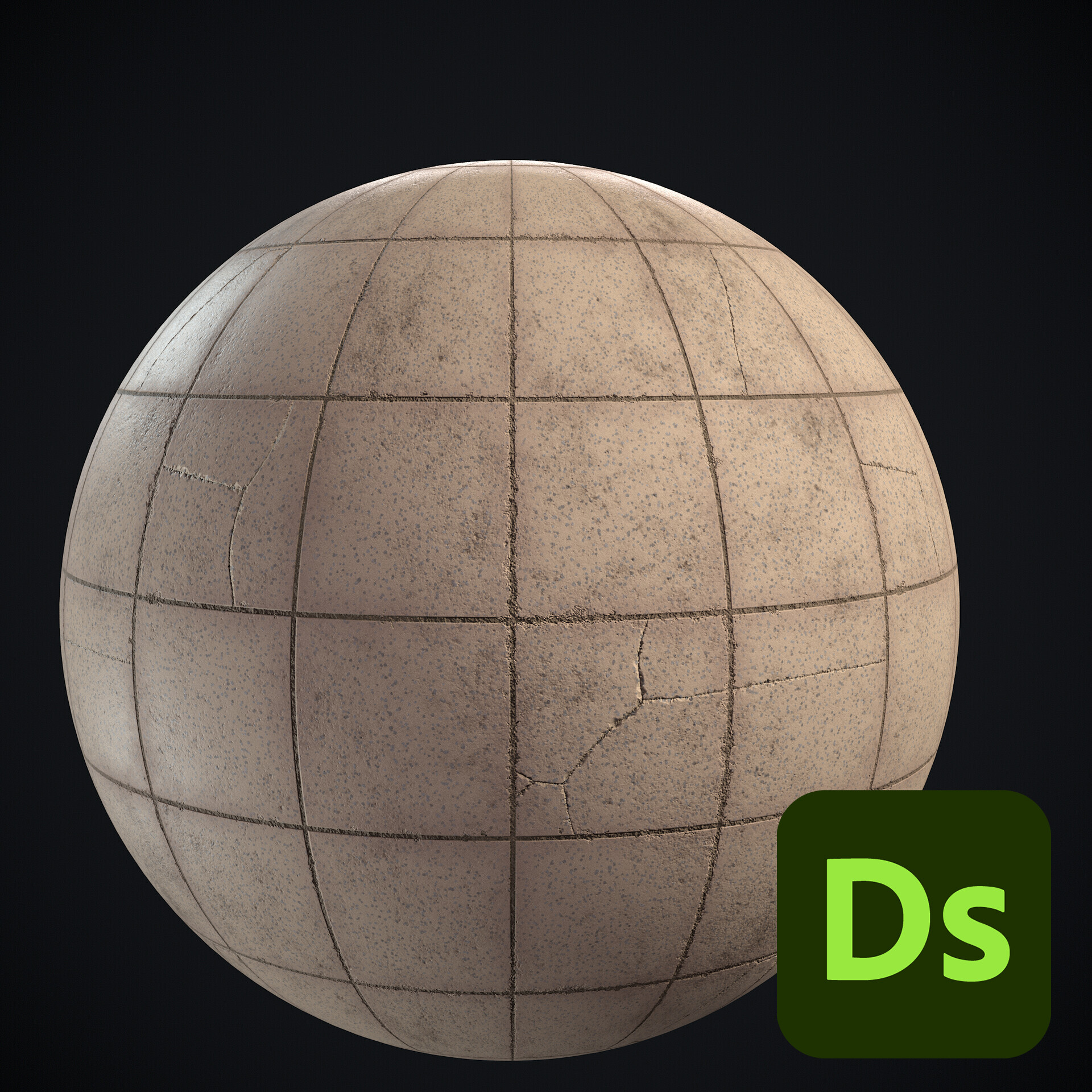 ArtStation - Rustic Pathway Tile