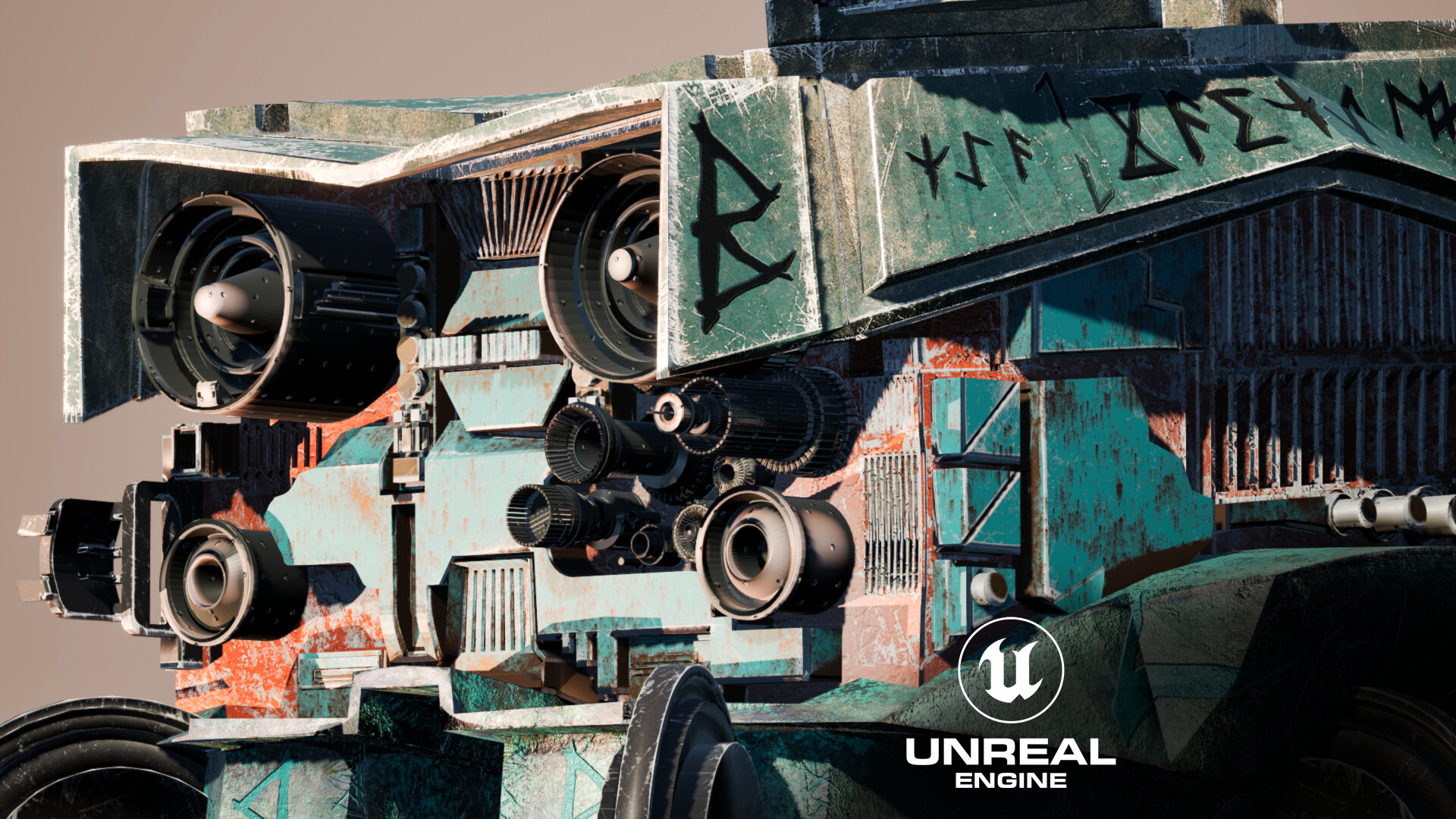 ArtStation - Mechanical Rune Battle Spider