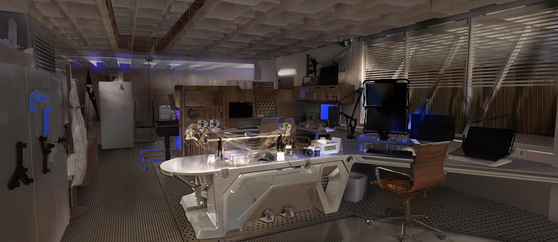 ArtStation - Forensic lab