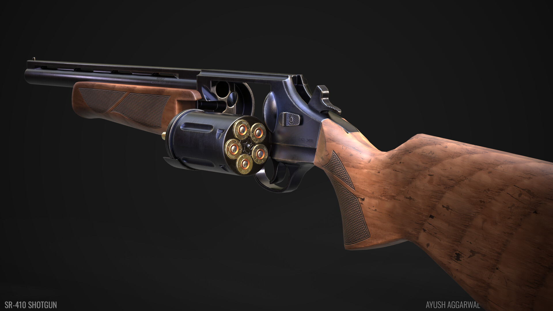ArtStation - SR-410 Shotgun