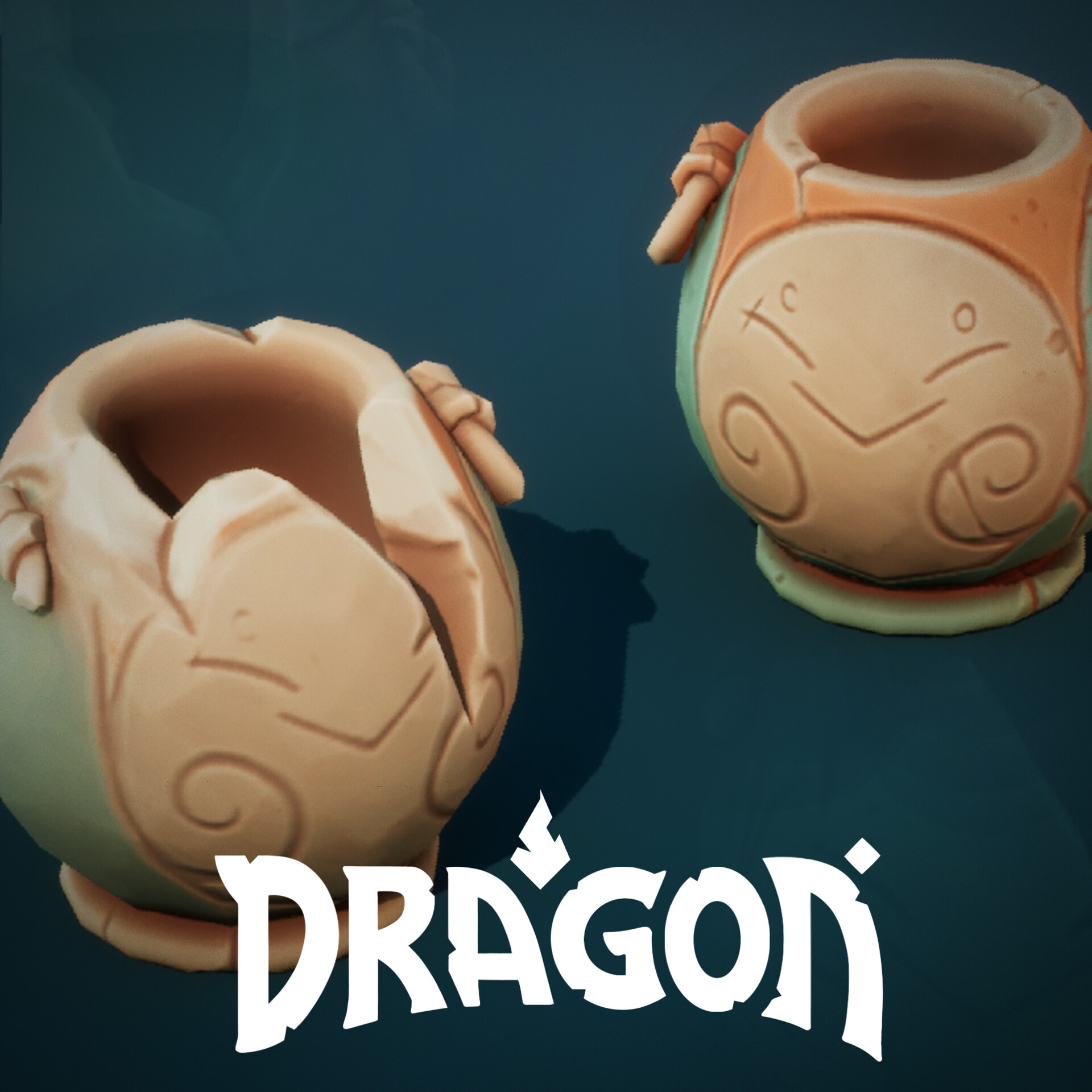 ArtStation - Project Dragon - Rustic Vessels