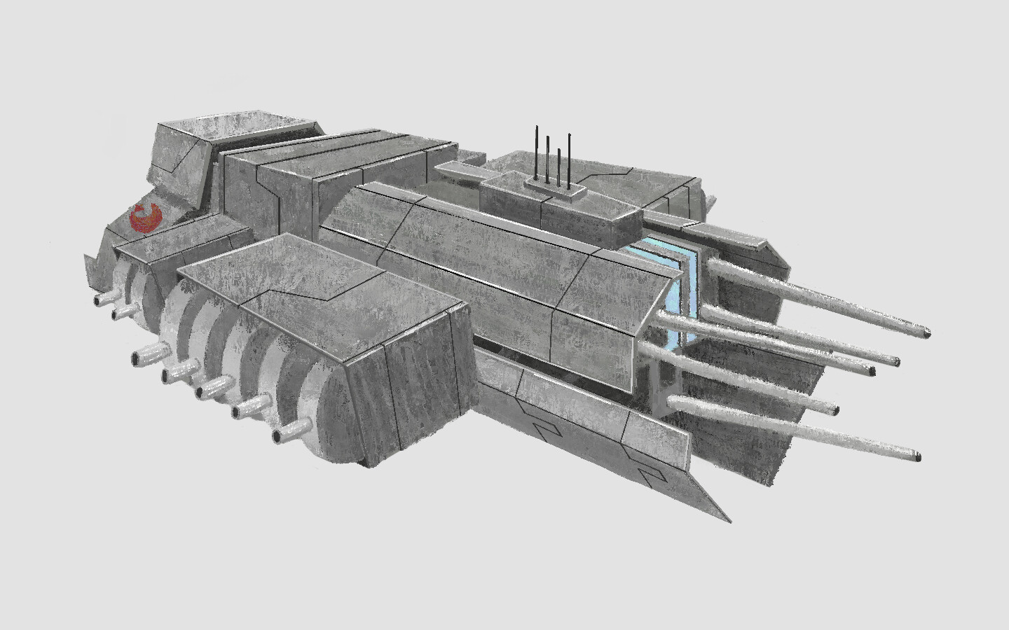 ArtStation - Space battle cruiser