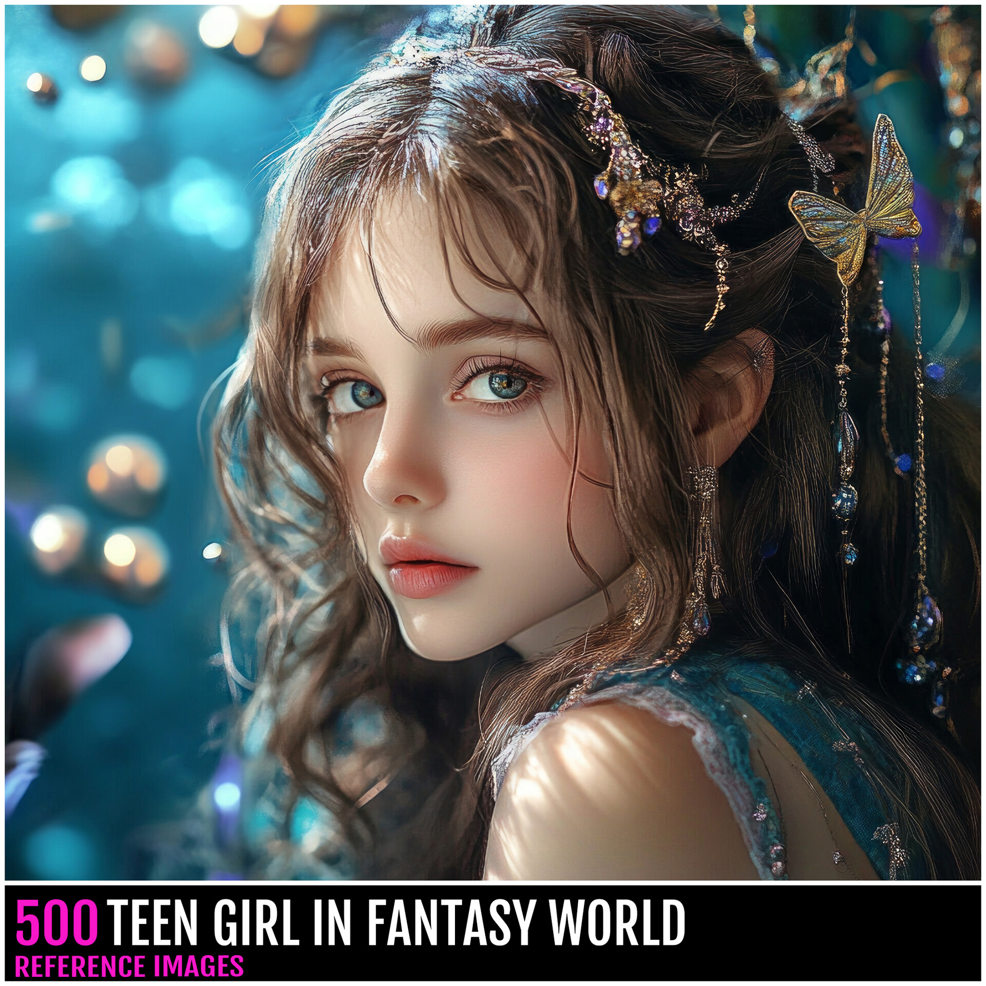 ArtStation - 500 Teen Girl In Fantasy World