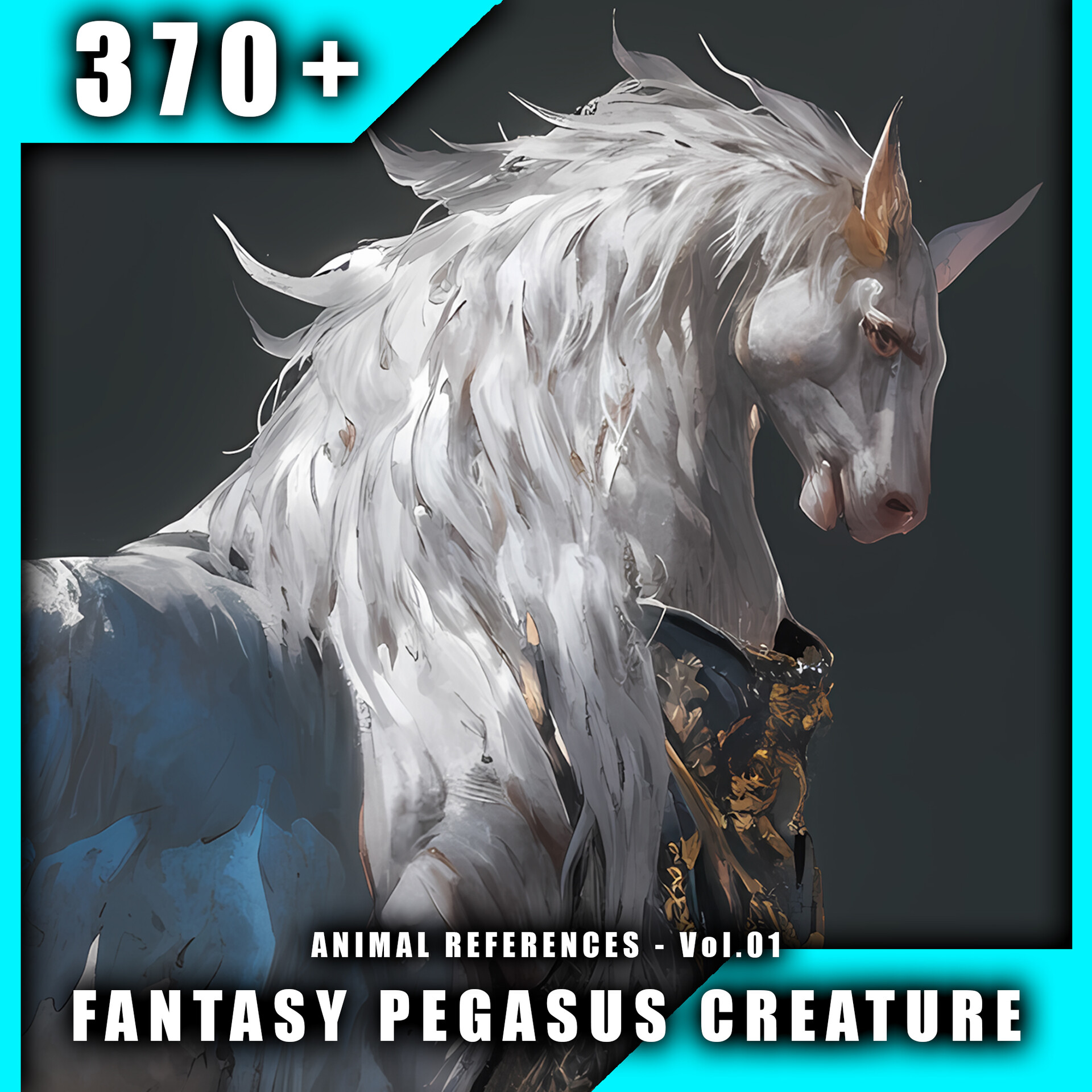 ArtStation - 370+ Fantasy Pegasus Creature - Animal References Vol.01