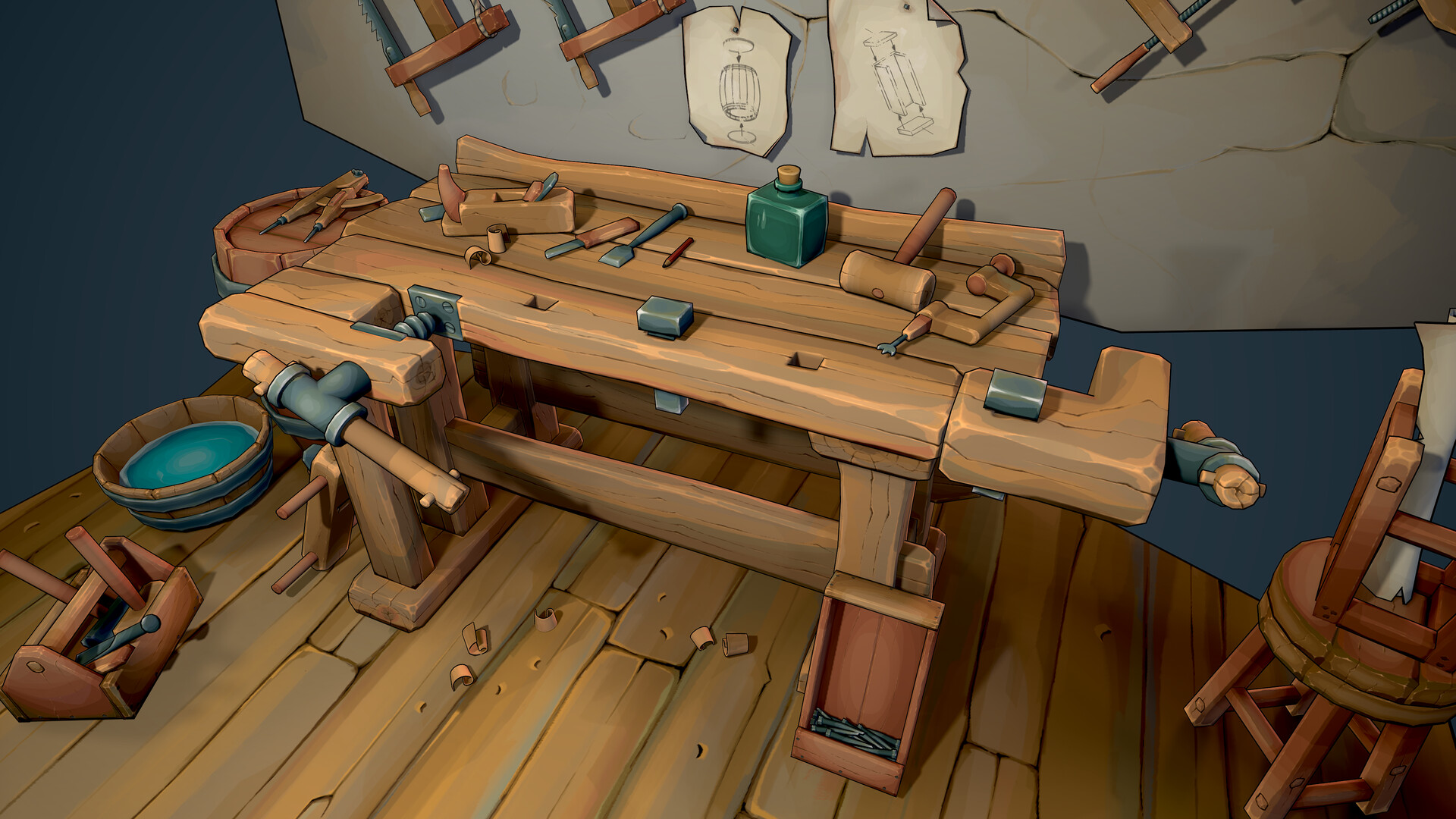 ArtStation - carpentry workshop