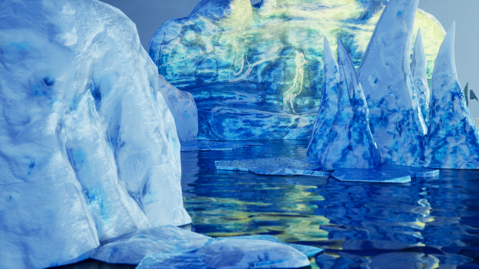 ArtStation - Crumbling cold tutorial level