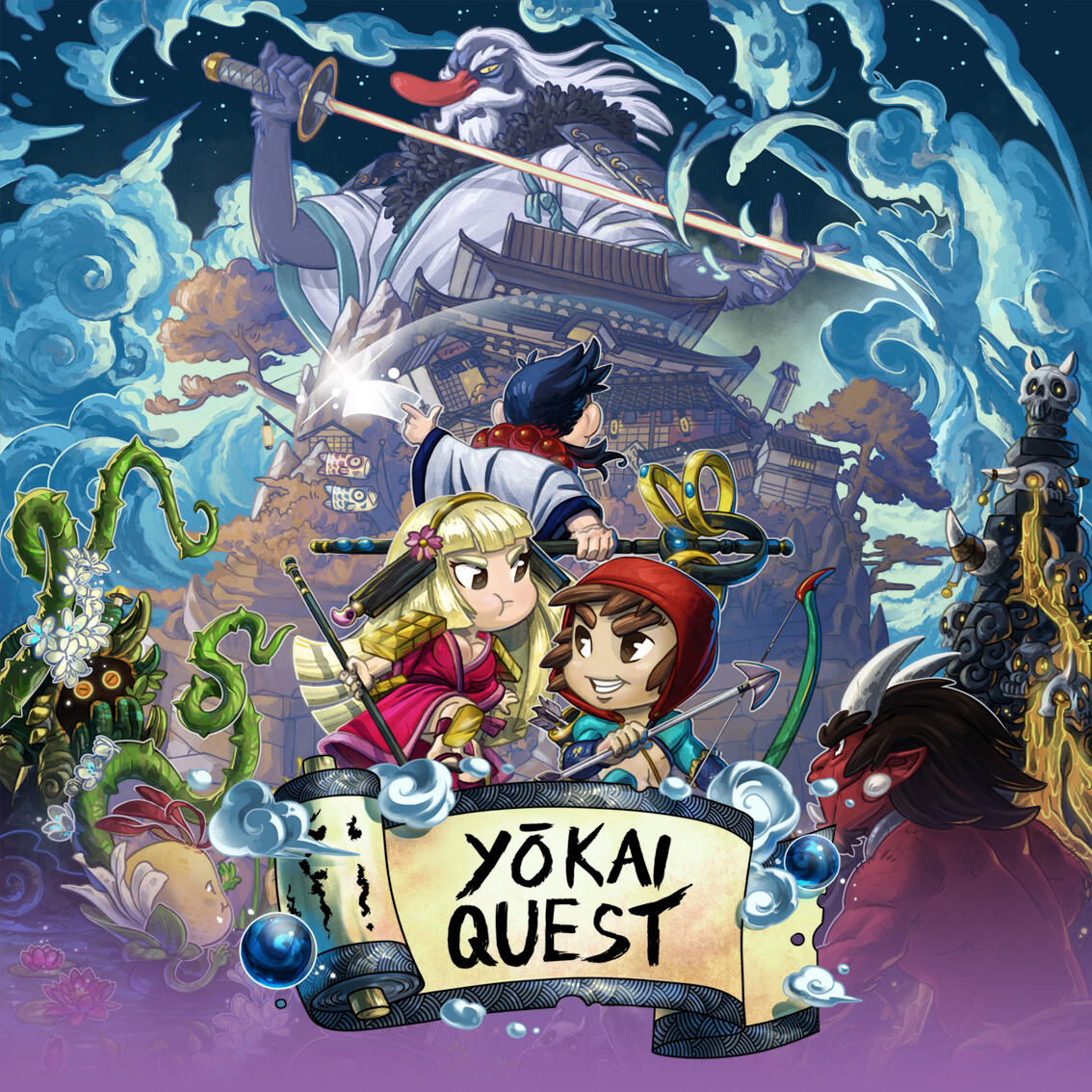 ArtStation - Yokai Quest · Boardgame