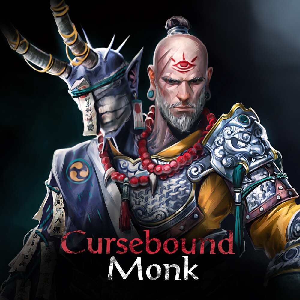 ArtStation - Cursebound Monk