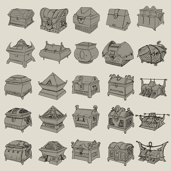 ArtStation - Chest Designs