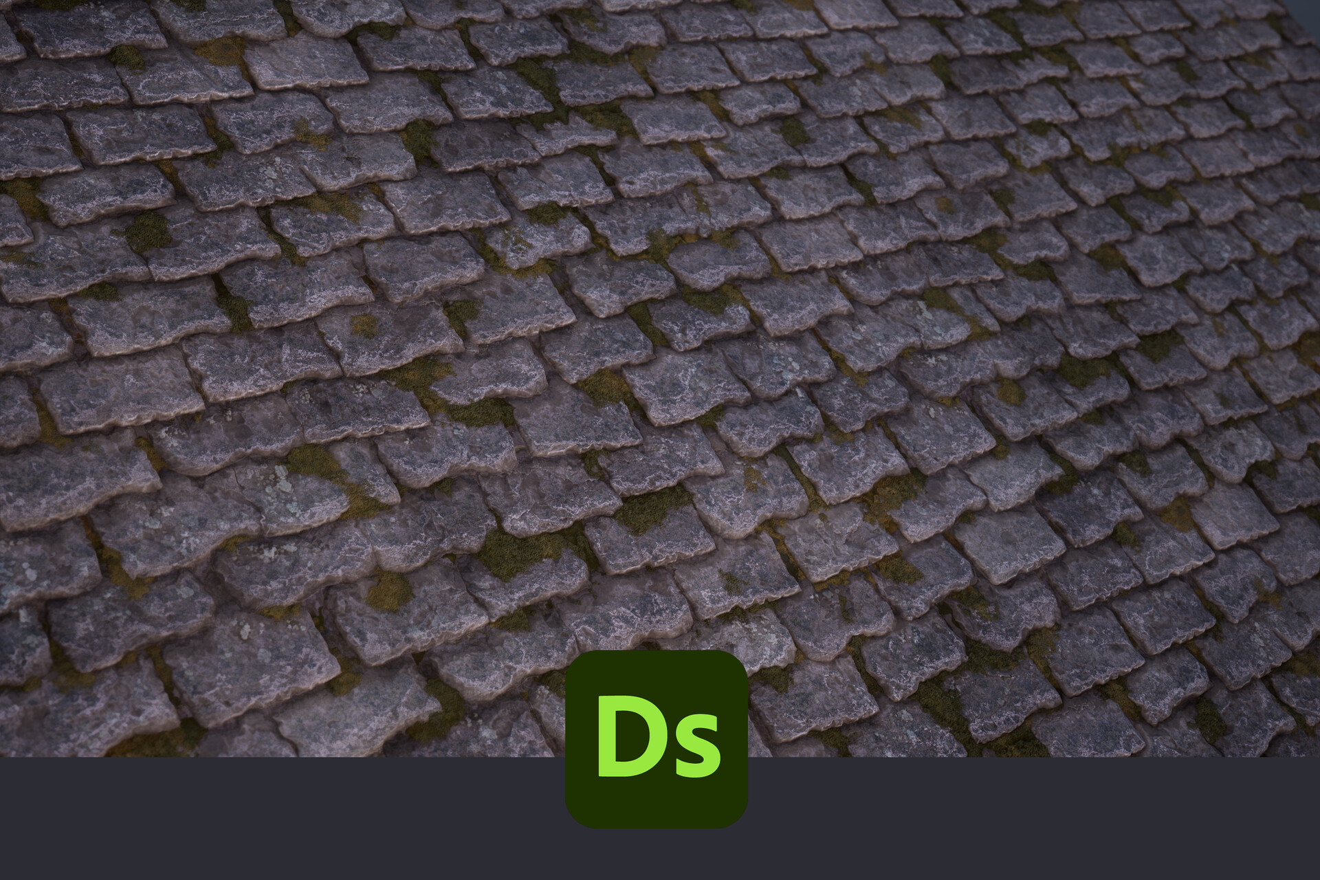 ArtStation - Substance Designer - Medieval Stone Wall and Roof Materials