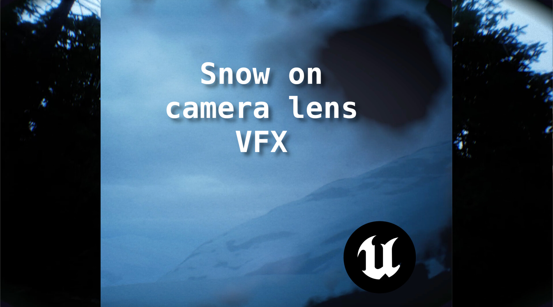 ArtStation - Snow on camera lens VFX
