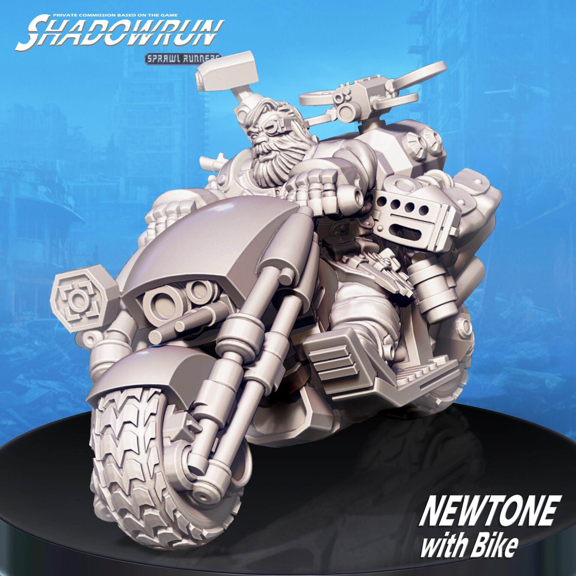 ArtStation - Shadowrun Bikes: Newtone