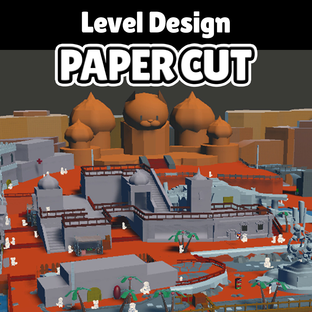 ArtStation - Desert Town - Project "Paper Cut"