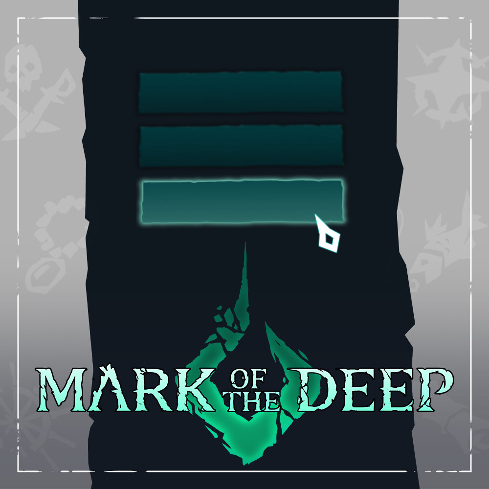 ArtStation - Mark of the Deep - UI Kit & Screens