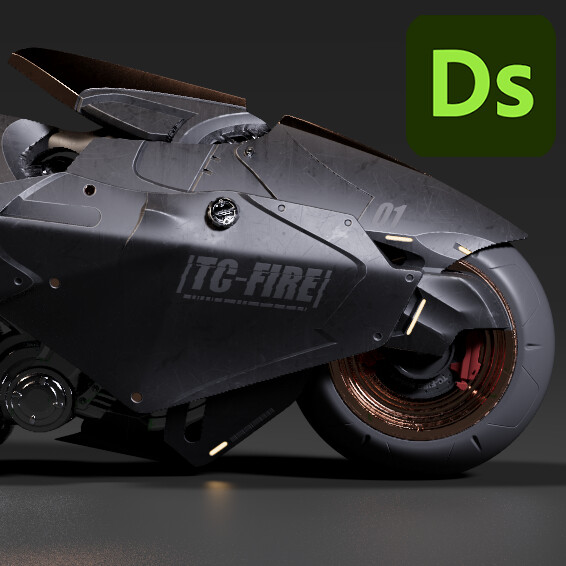 ArtStation - Bike Texture