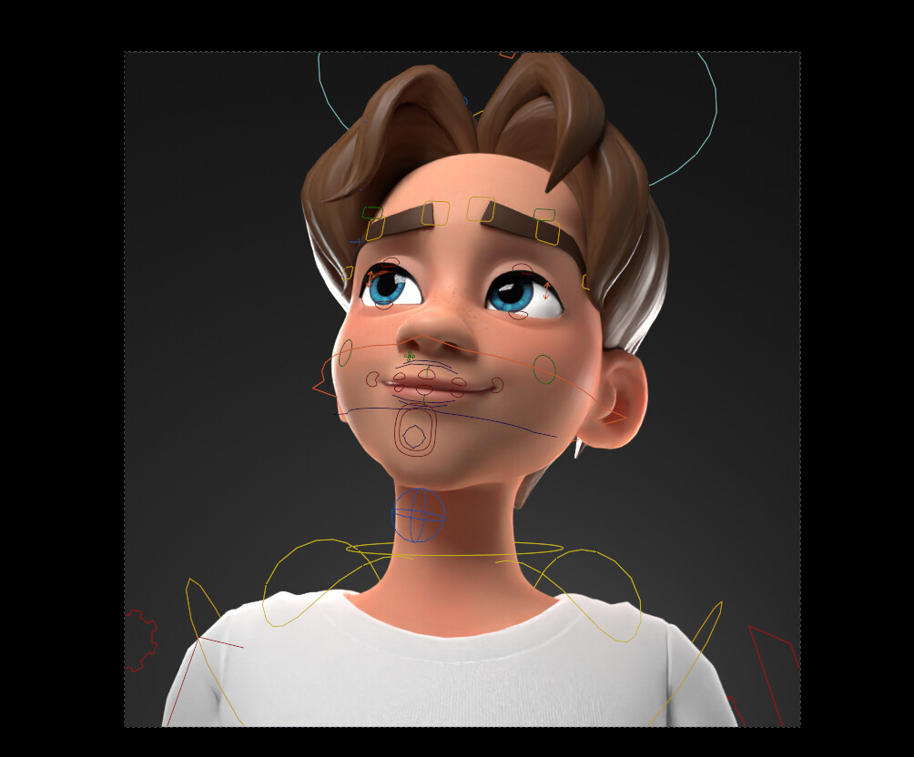 ArtStation - Wonderwell Studios Leo Rig Blender Preview