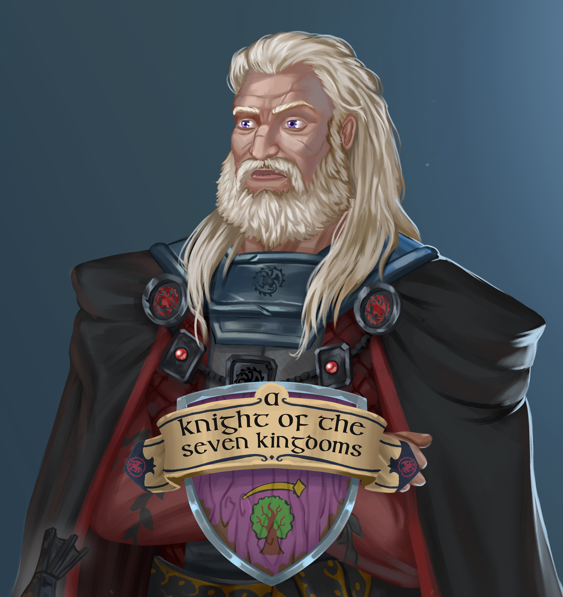 ArtStation - Maekar Targaryen - Knight of the Seven Kingdoms Game ...