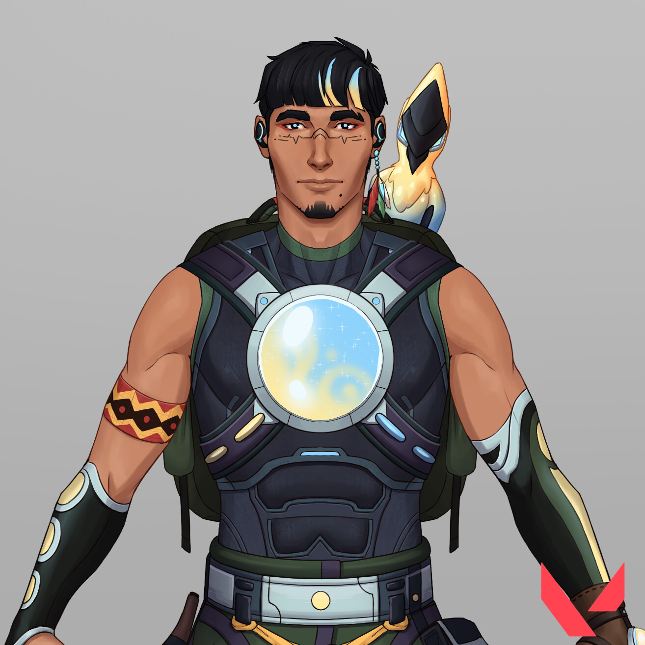 ArtStation - BioSonar, Valorant fan character concept art